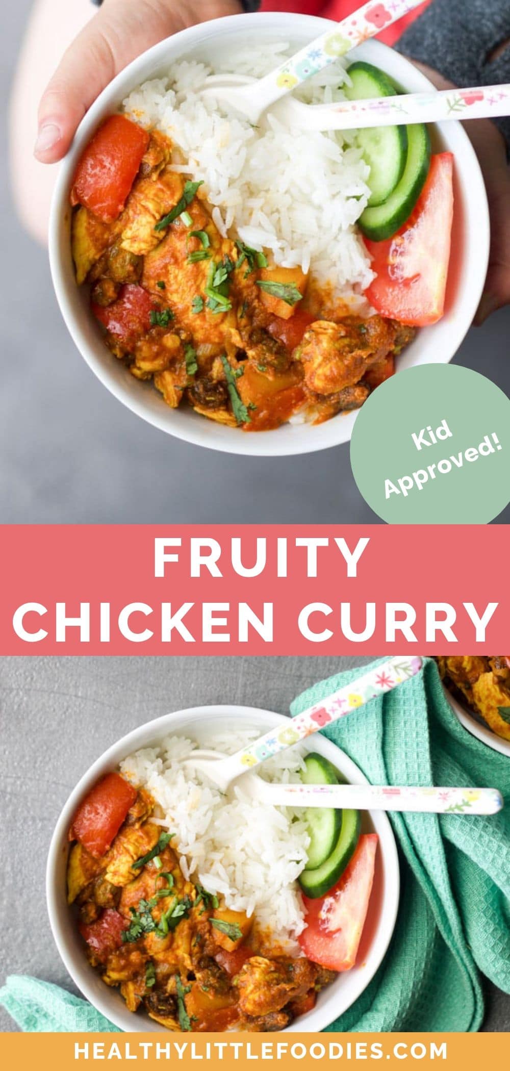 Fruity Chicken Curry for Kids - Healthy Little Foodies