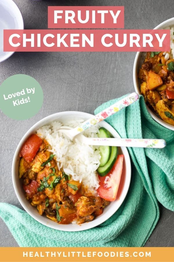 Fruity Chicken Curry for Kids - Healthy Little Foodies