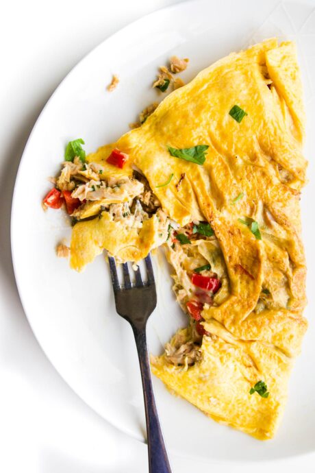 Tuna Omelette - Healthy Little Foodies