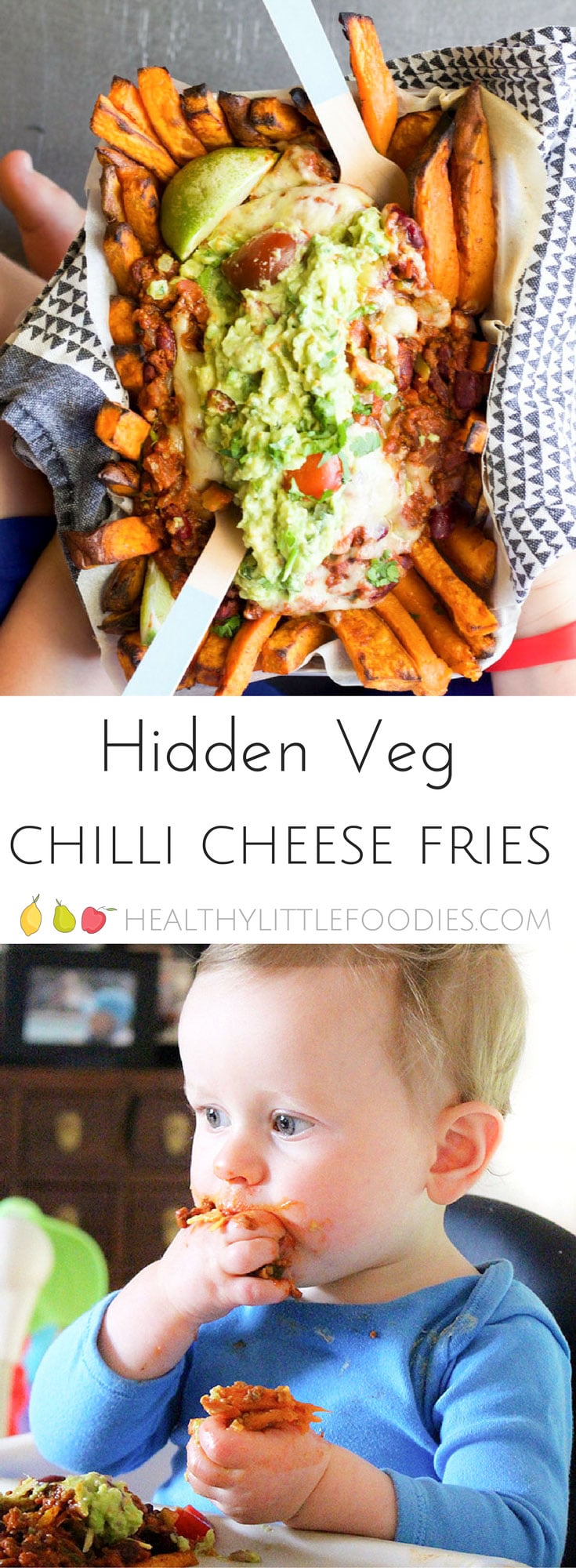 Healthy Chilli Cheese Fries - Packed with 8 different veggies.