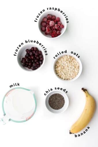 Overnight Blended Oats - Healthy Little Foodies