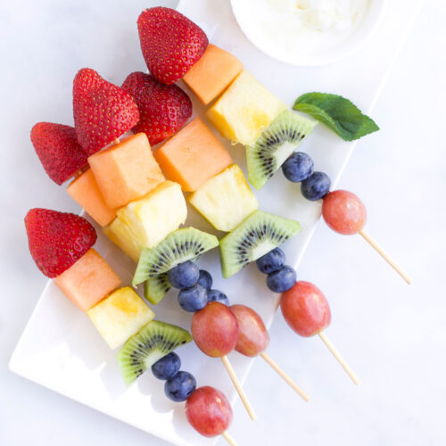 Fruit Kebabs - Healthy Little Foodies