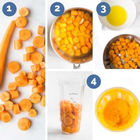 Carrot Puree - Healthy Little Foodies