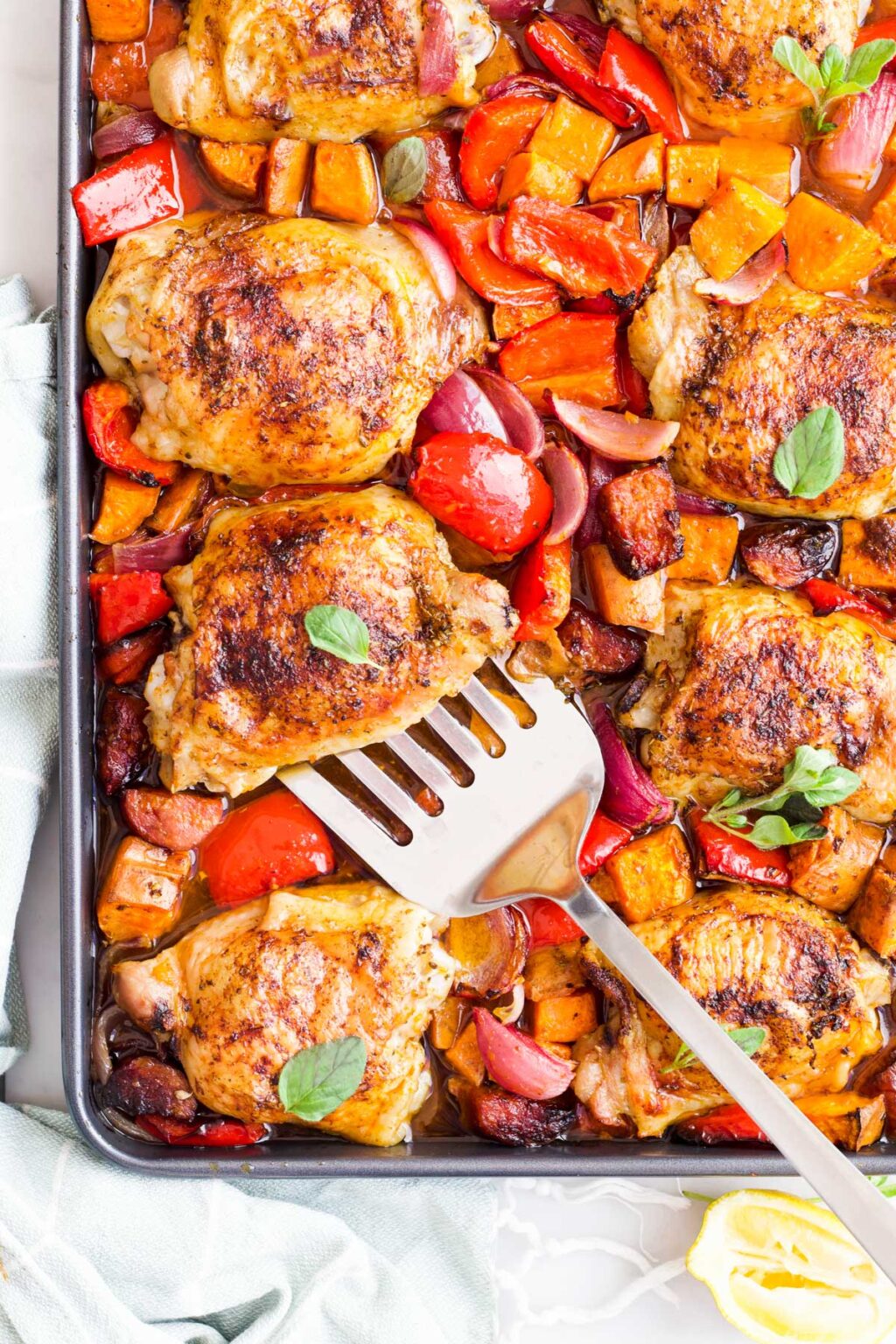 Chicken And Chorizo Tray Bake Healthy Little Foodies Chicken And Chorizo Tray Bake Healthy Little Foodies