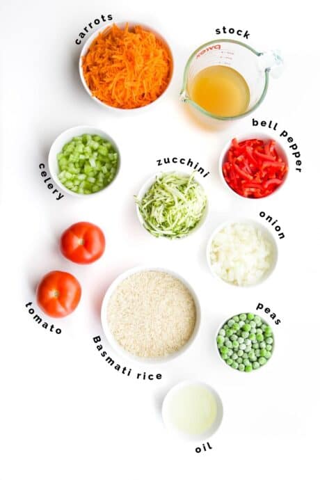 Vegetable Rice - Healthy Little Foodies