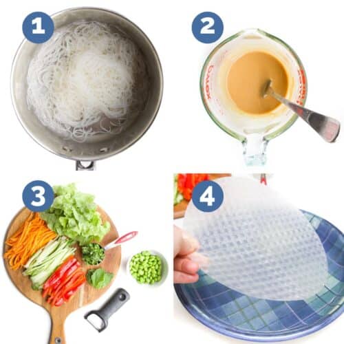 Vegetable Rice Paper Rolls - Healthy Little Foodies