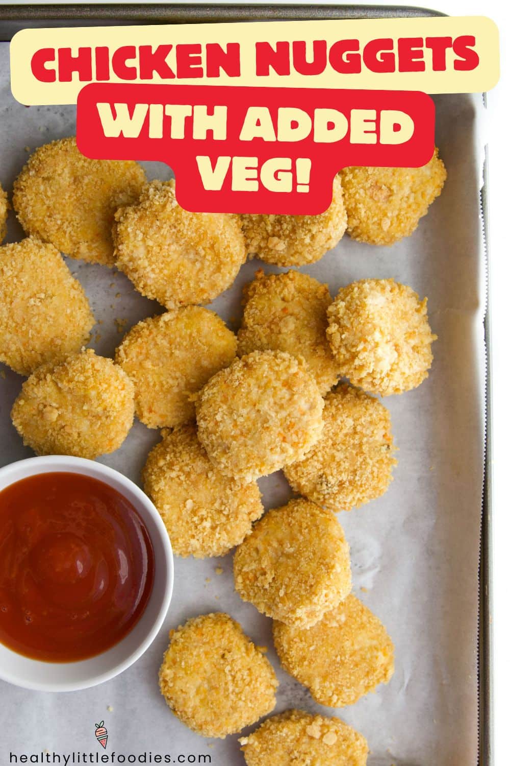 Chicken Nuggets with Veggies - Healthy Little Foodies